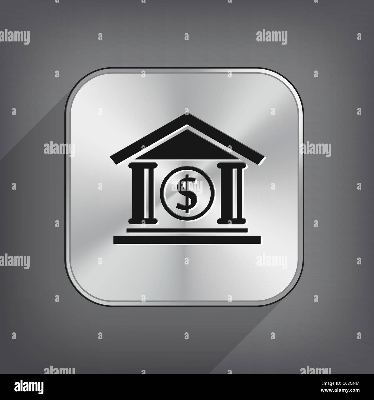 Pictograph of bank. Vector concept illustration for design. Eps 10 ...