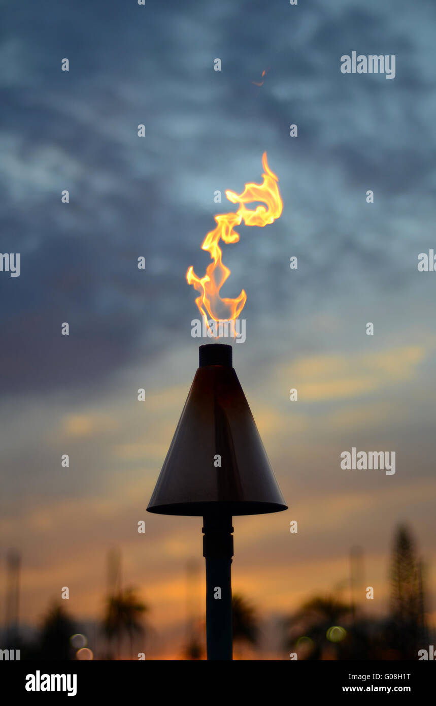 Tiki Torch Flame High Resolution Stock Photography and Images - Alamy