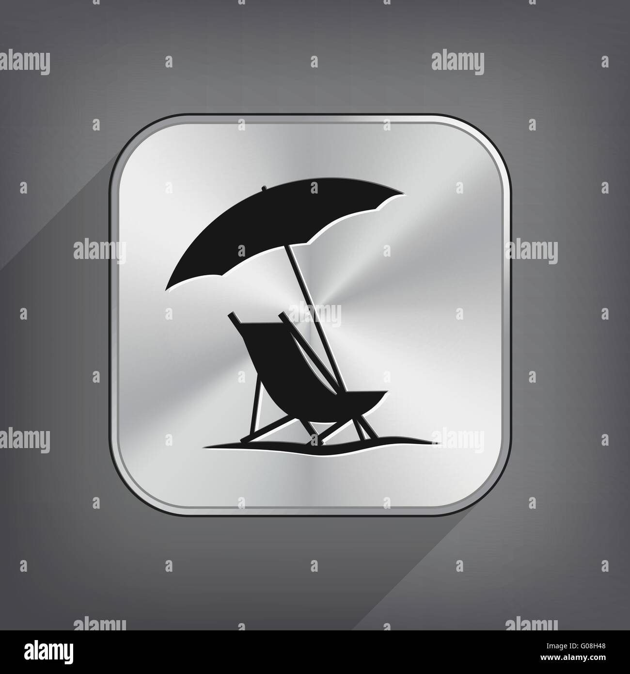 Pictograph of summer vacation. Vector concept illustration for design ...