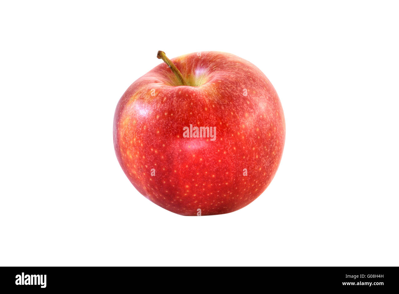 Fresh red apple - cropped Stock Photo - Alamy