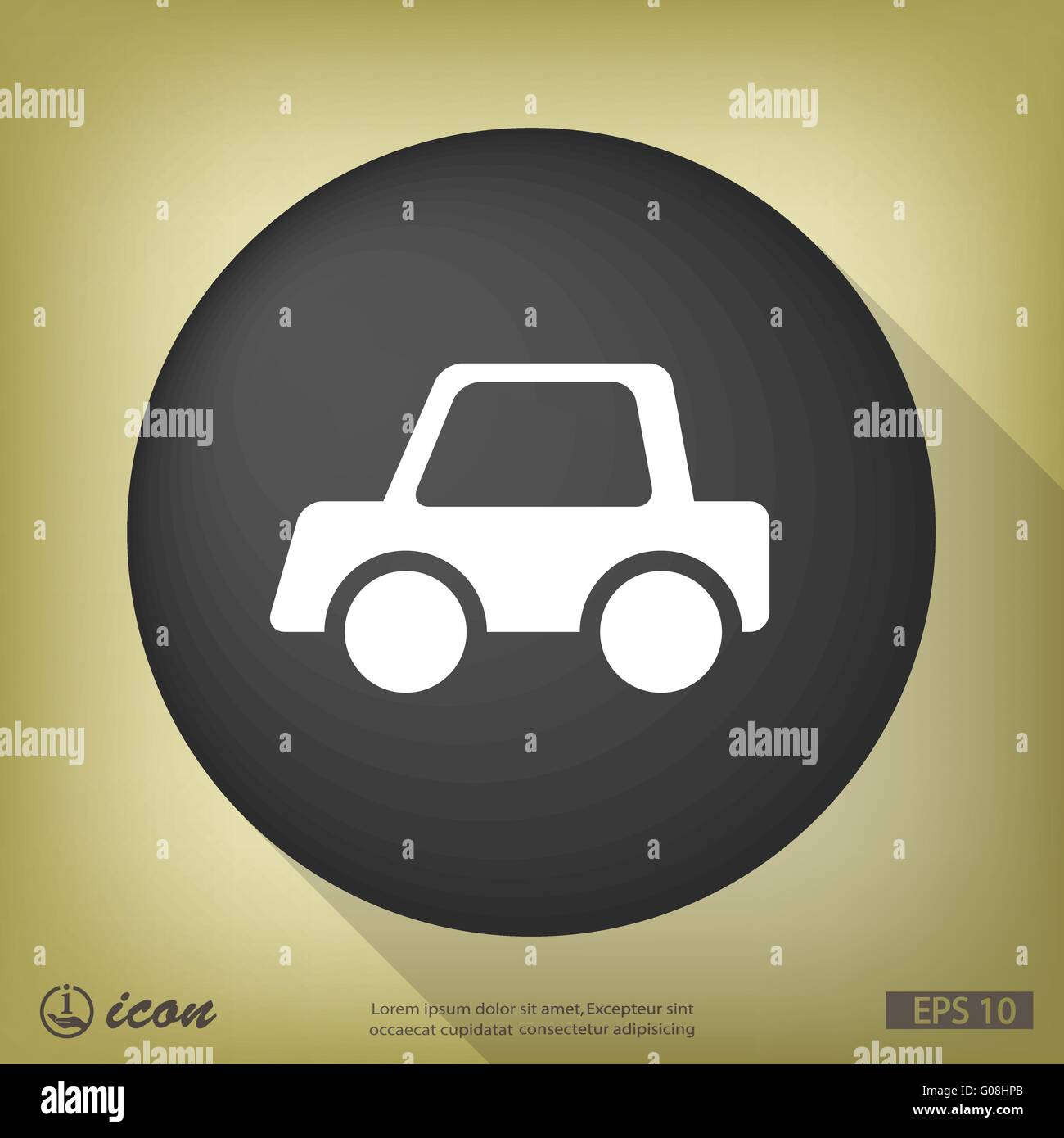 Pictograph of car Stock Vector Image & Art - Alamy