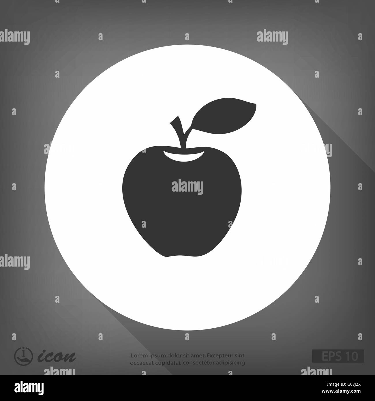 Pictograph of apple Stock Vector Image & Art - Alamy