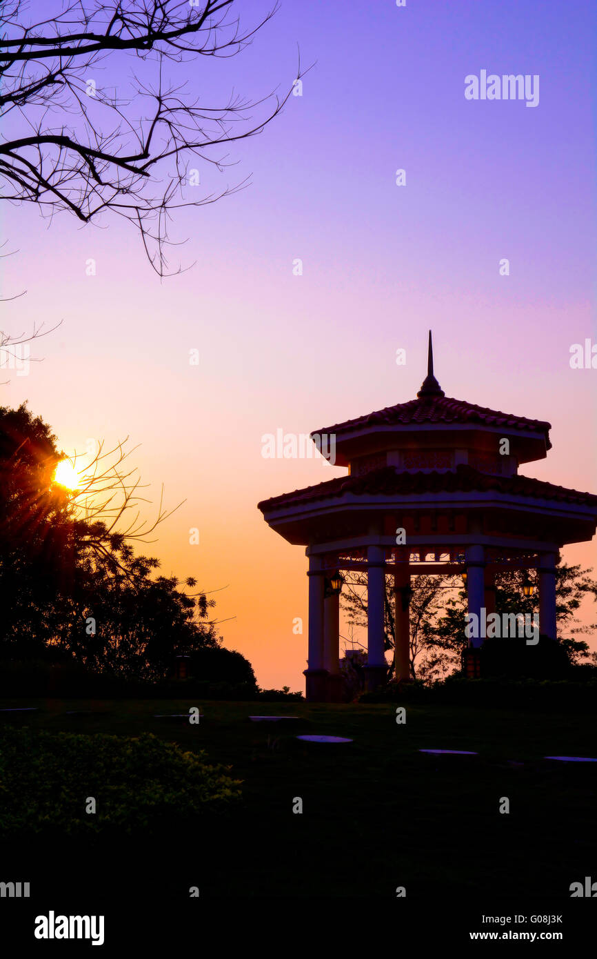 ancient building in the sunset Stock Photo - Alamy