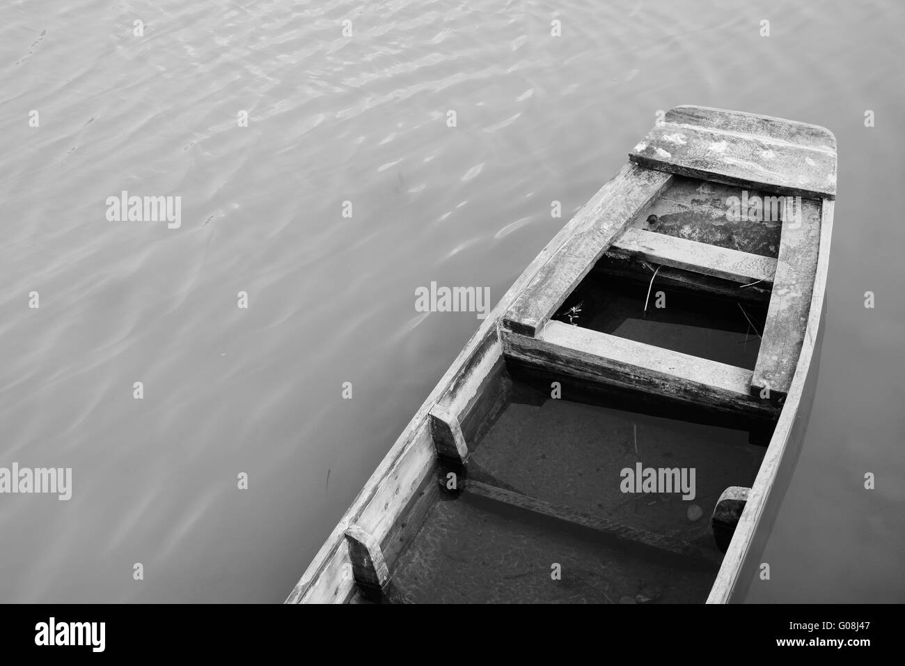 Landscape small ship in Black and White Stock Photos & Images - Alamy