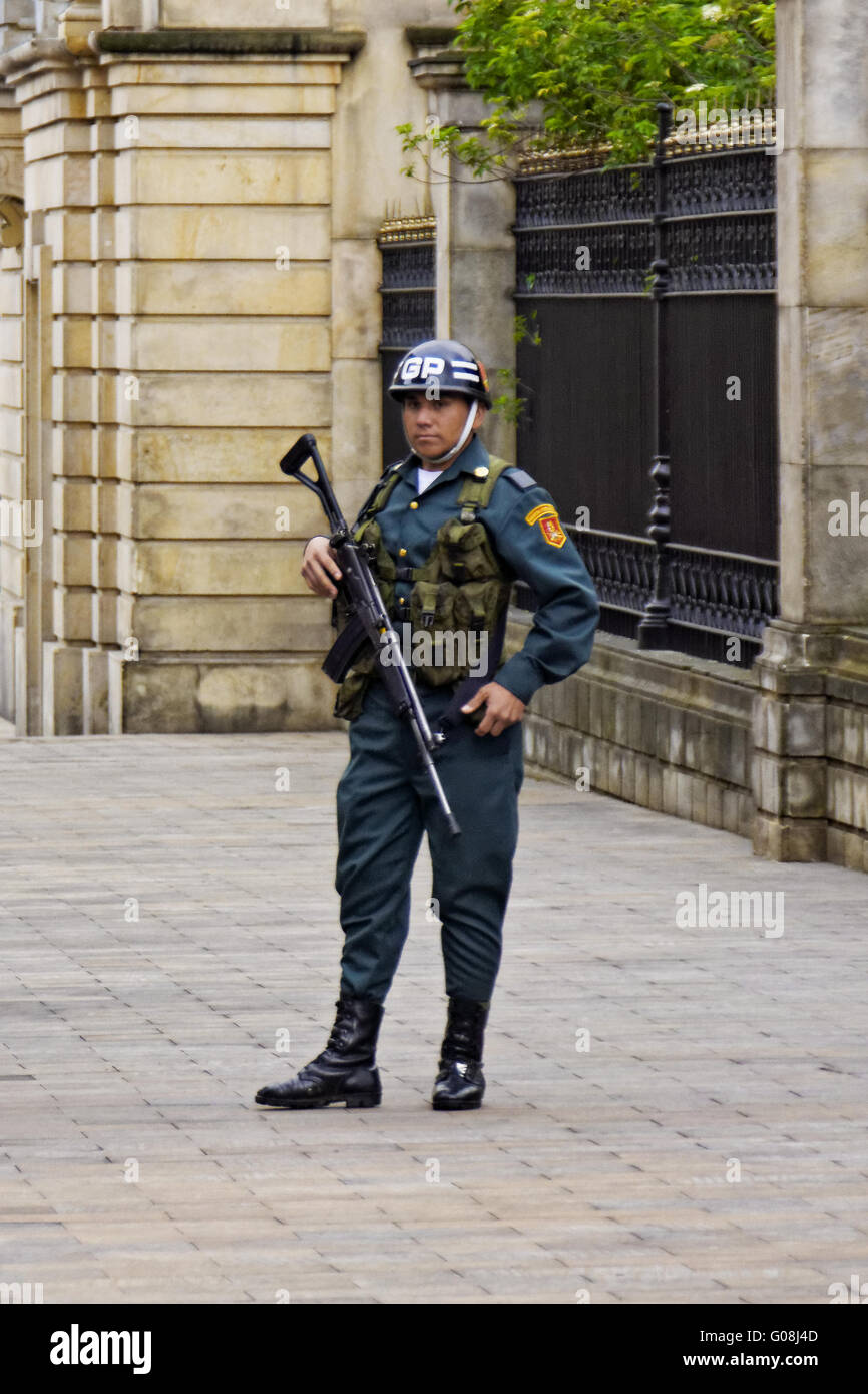 Presidential Guard, Bogotá, Colombia Stock Photo - Alamy