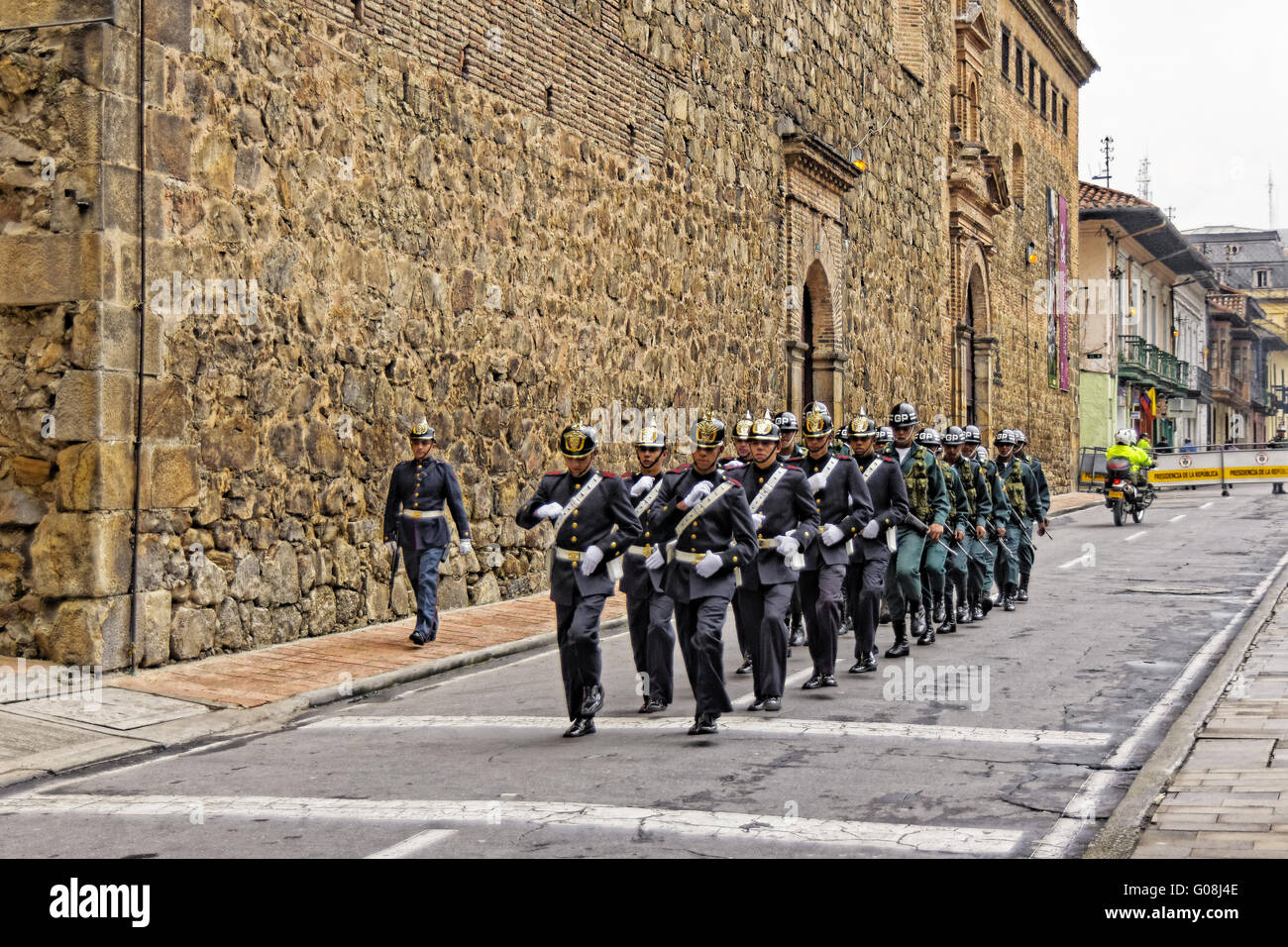 Presidential Guard, Bogotá, Colombia Stock Photo - Alamy