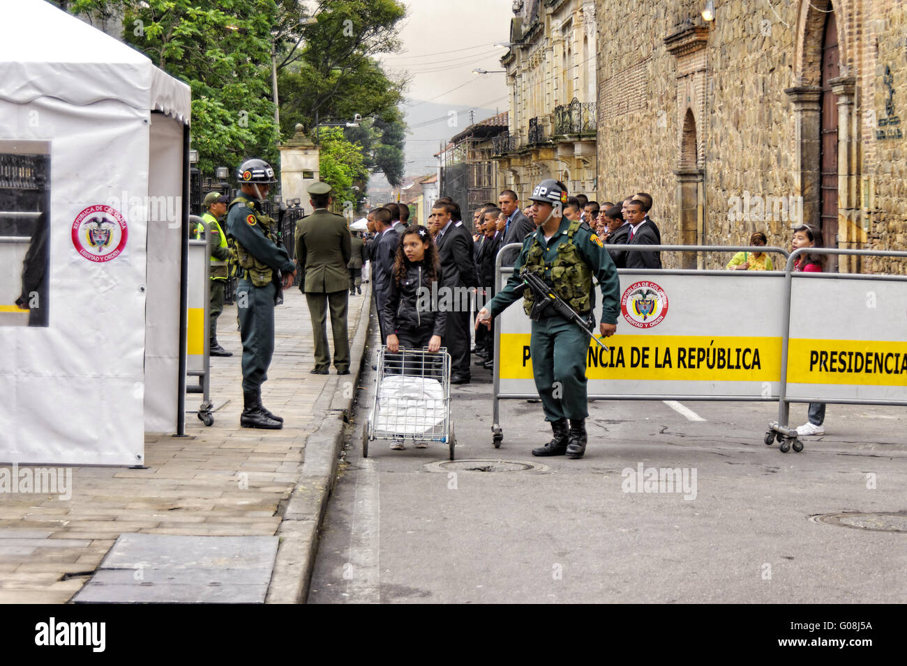 Presidential Guard, Bogotá, Colombia Stock Photo - Alamy