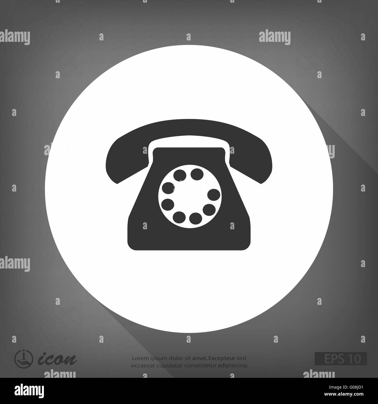 Pictograph of phone Stock Vector Image & Art - Alamy