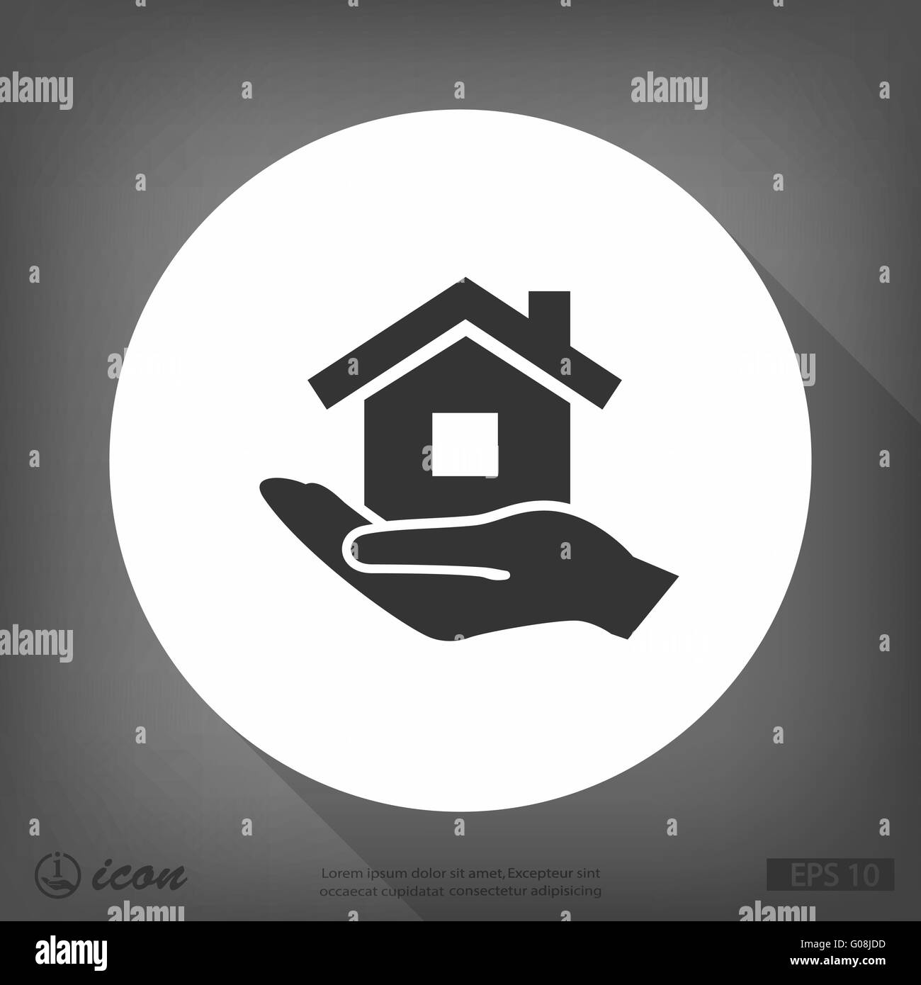 Pictograph of home Stock Vector Image & Art - Alamy
