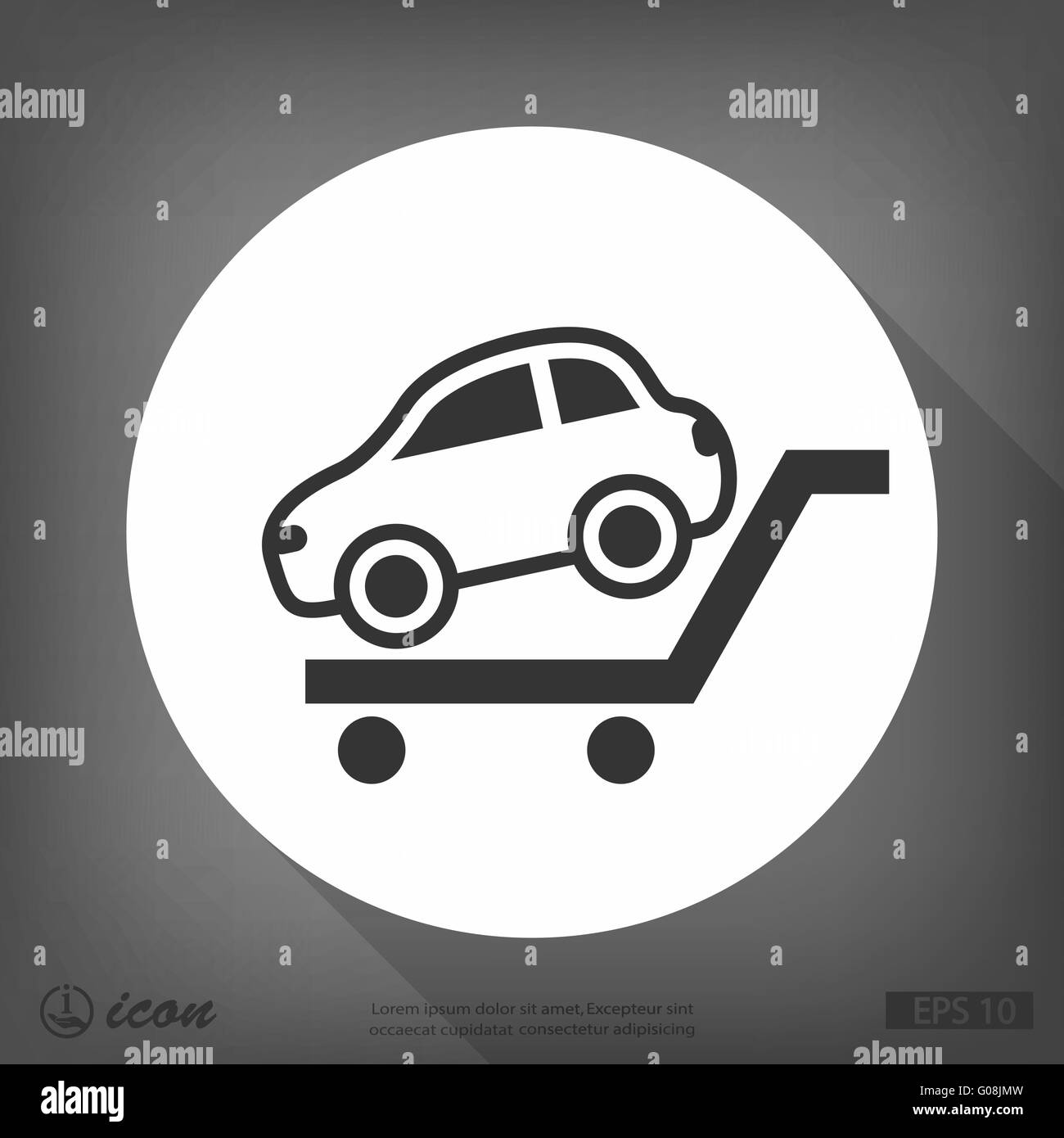 Pictograph of car Stock Vector Image & Art - Alamy