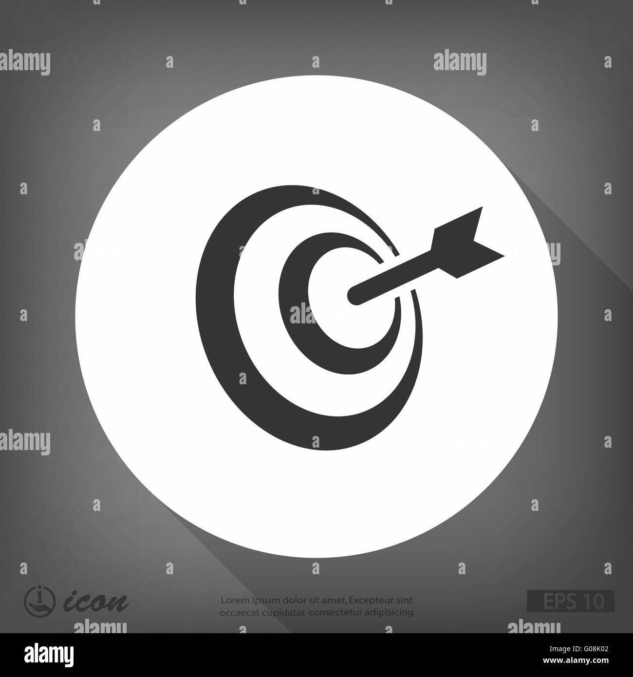 Pictograph of target Stock Vector Image & Art - Alamy