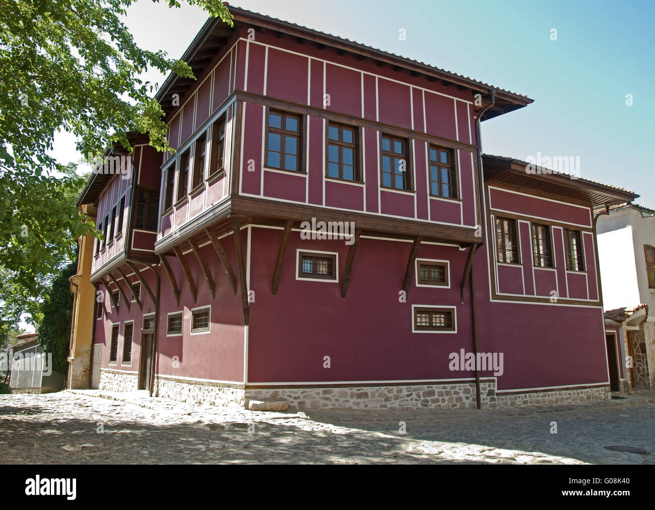 Old stile house. Traditional bulgarias old time house Stock Photo - Alamy
