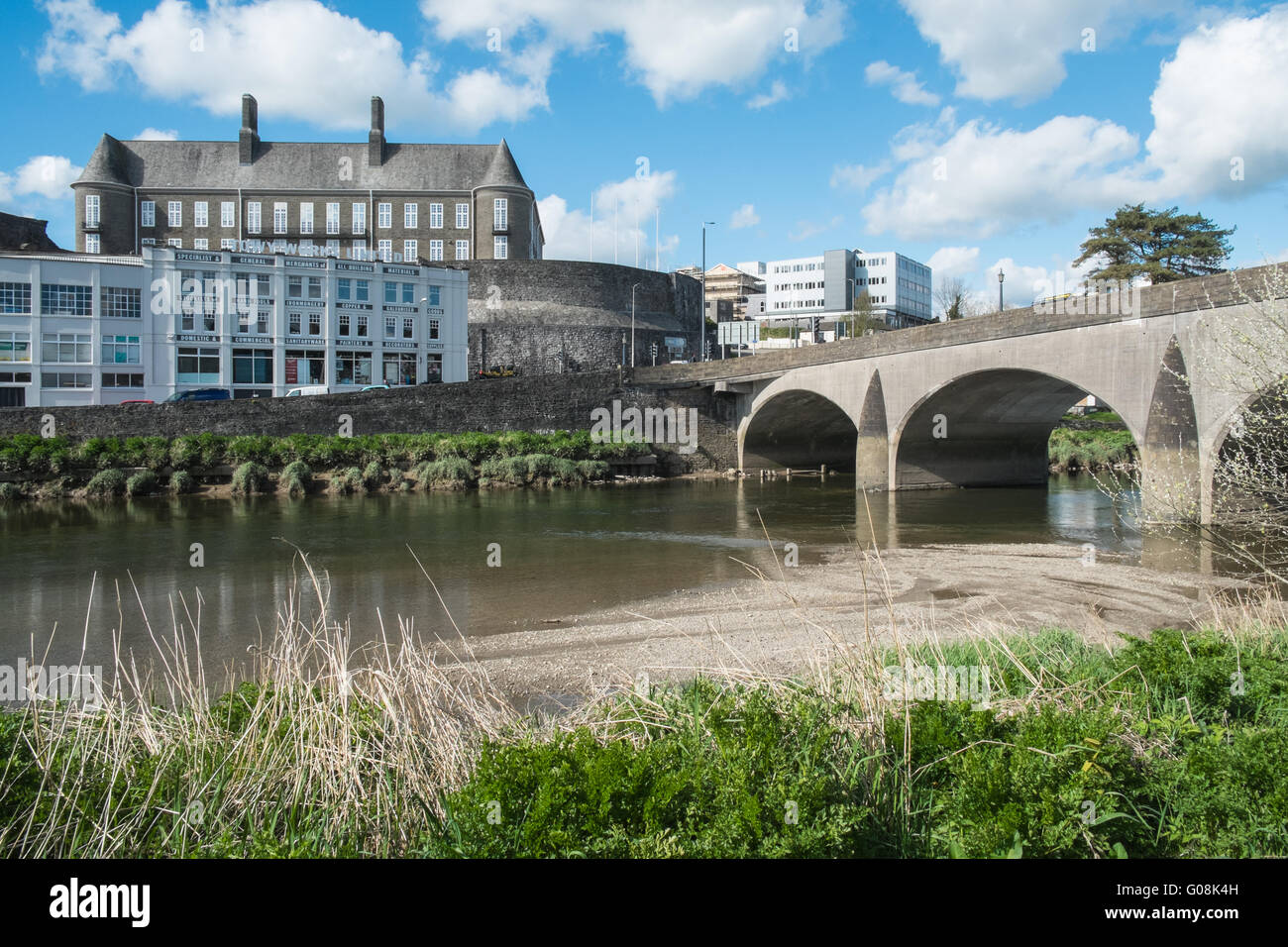 Carmarthen town wales hi-res stock photography and images - Alamy