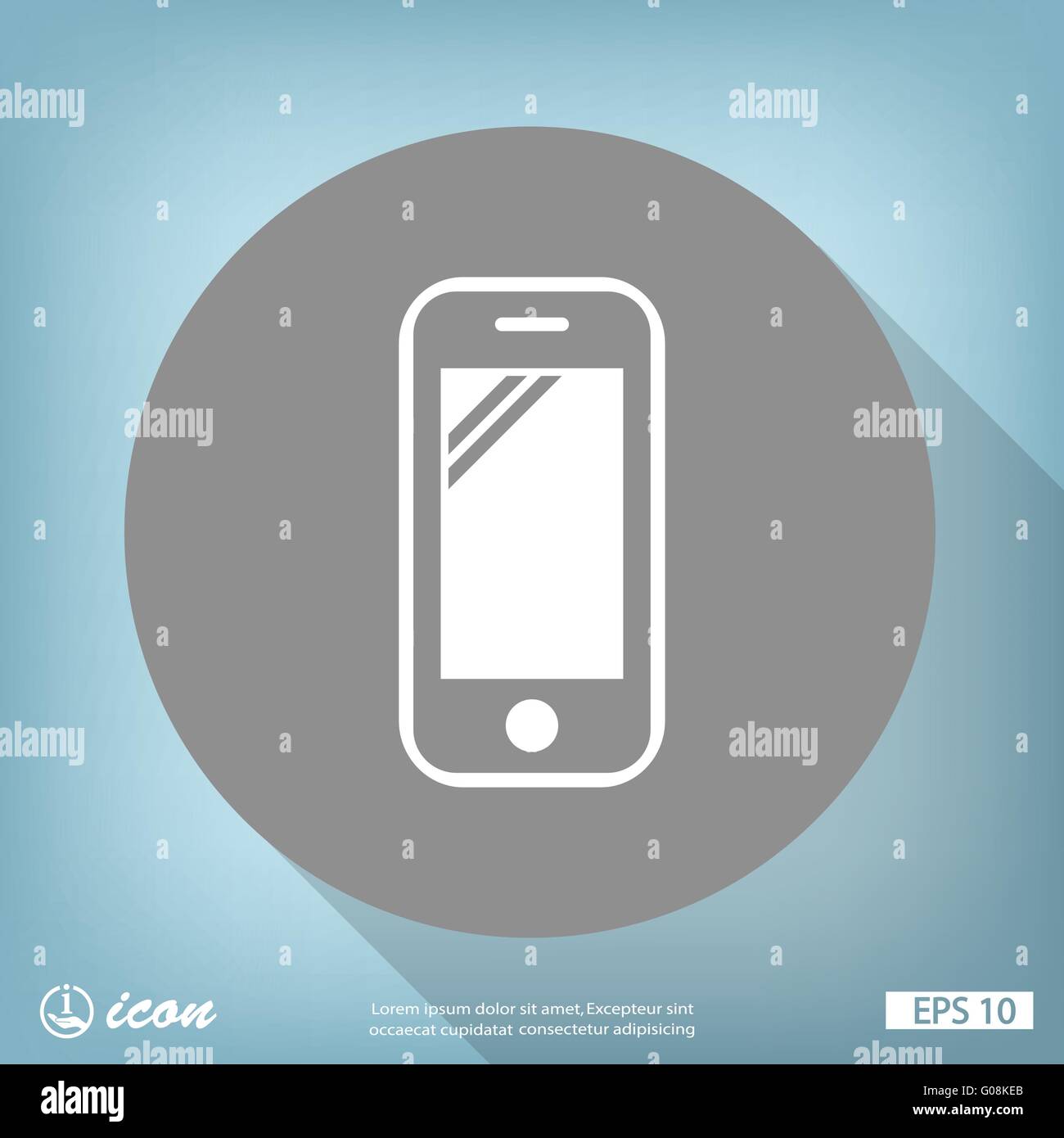 Pictograph of mobile Stock Vector Image & Art - Alamy