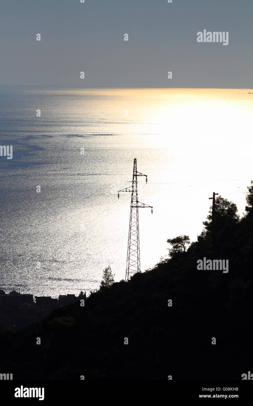Transmission line ocean hi-res stock photography and images - Alamy