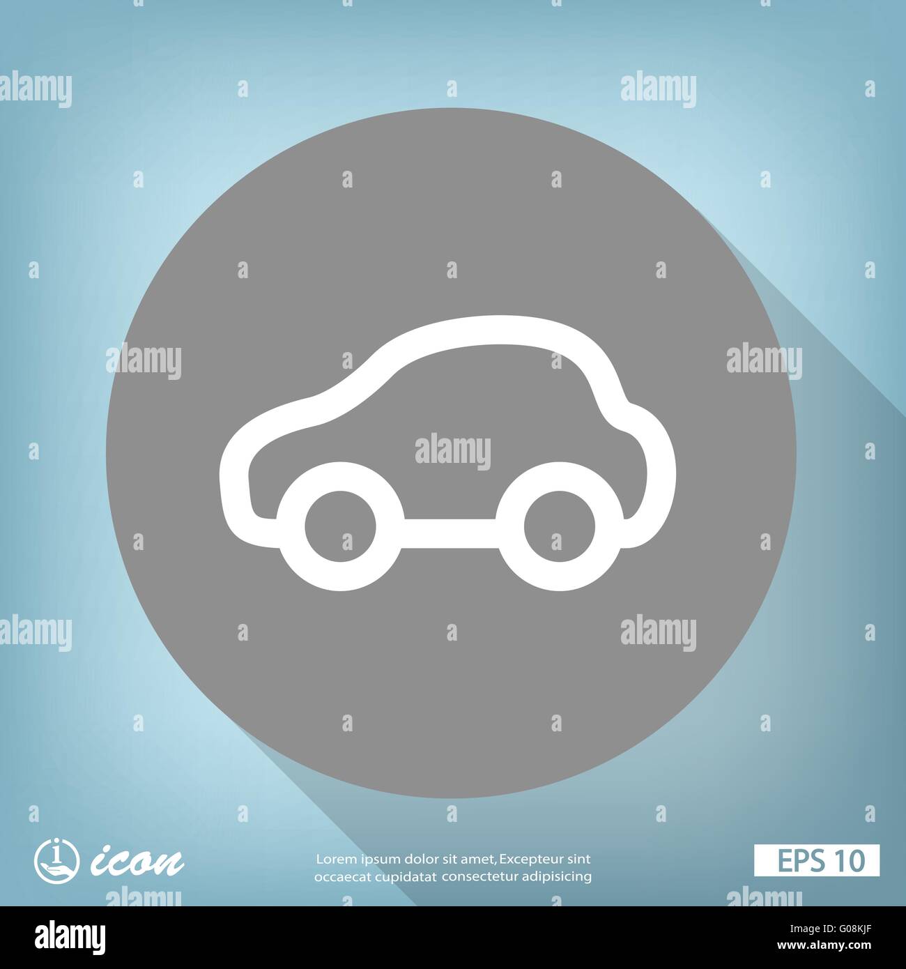 Pictograph of car Stock Vector Image & Art - Alamy