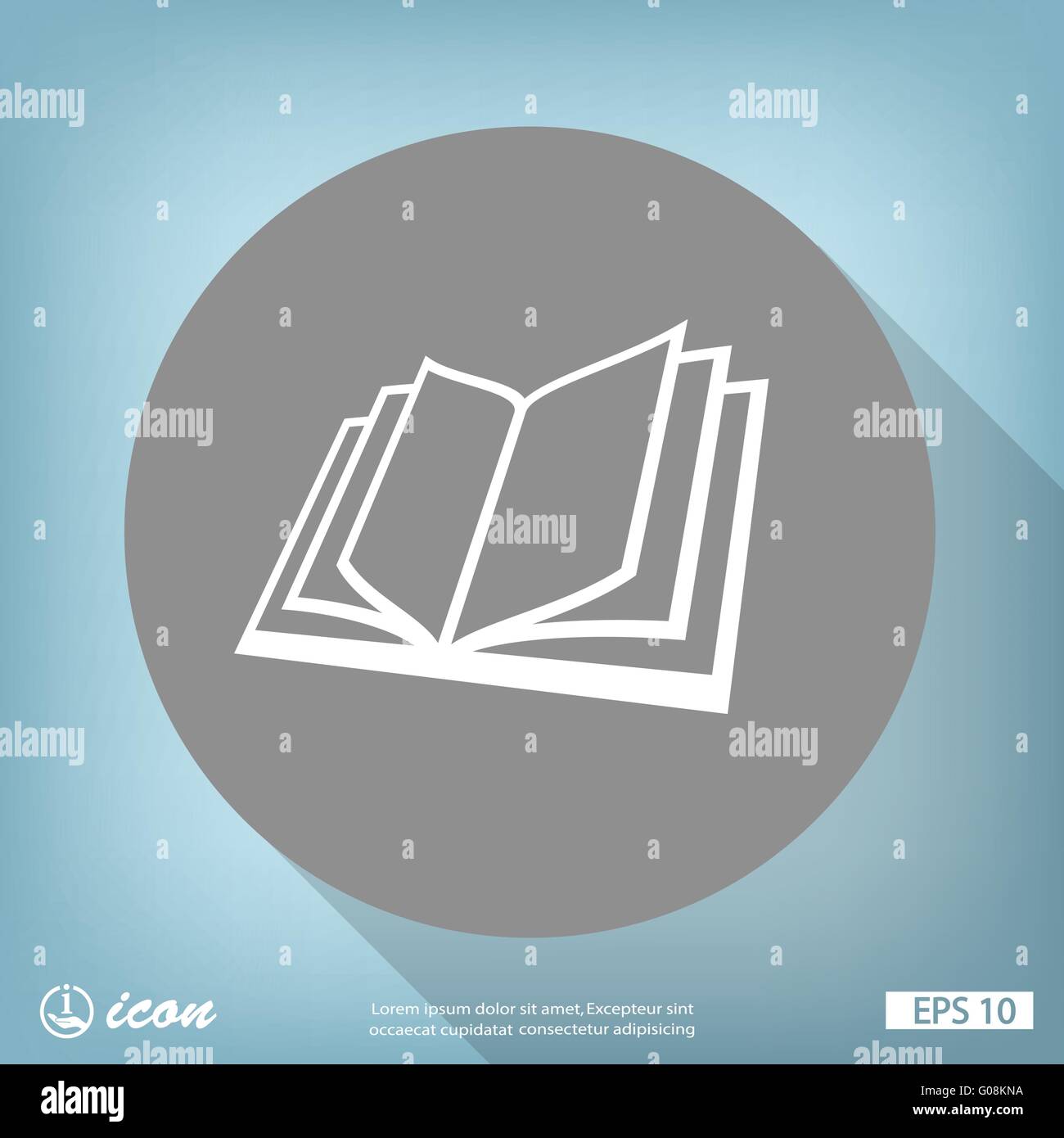Pictograph of book Stock Vector Image & Art - Alamy