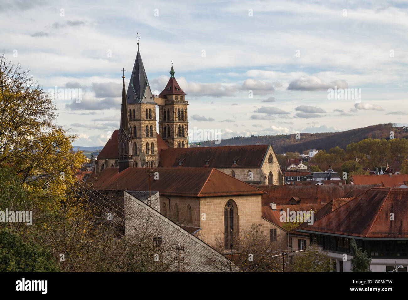 Evangelical Church Esslingen Stock Photo - Alamy