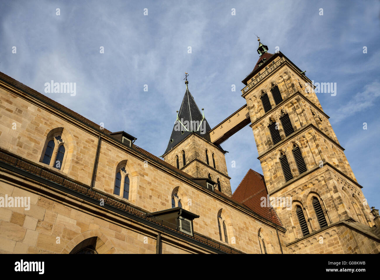 Town church Esslingen Stock Photo - Alamy