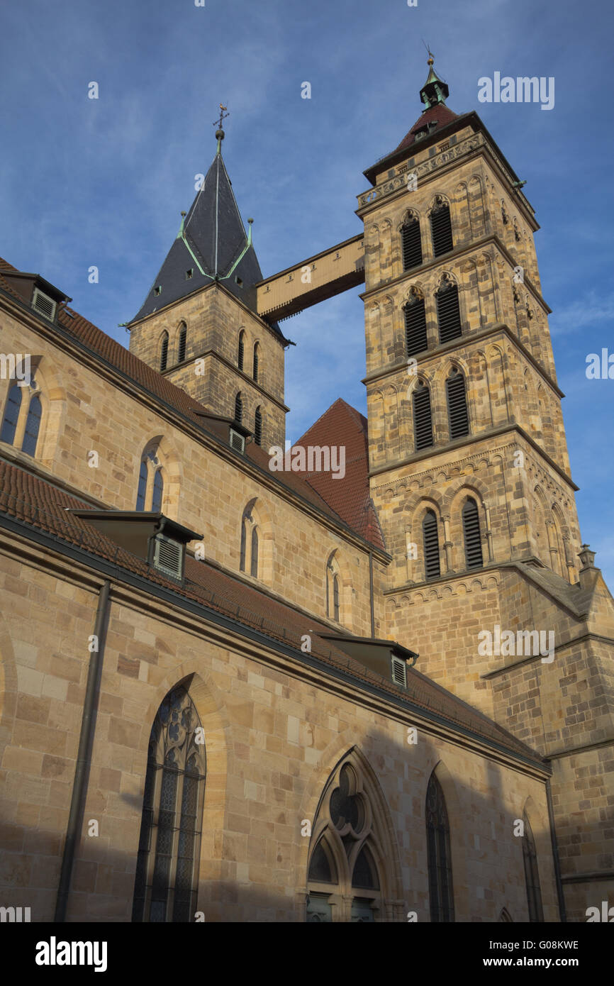 Town church Esslingen Stock Photo - Alamy