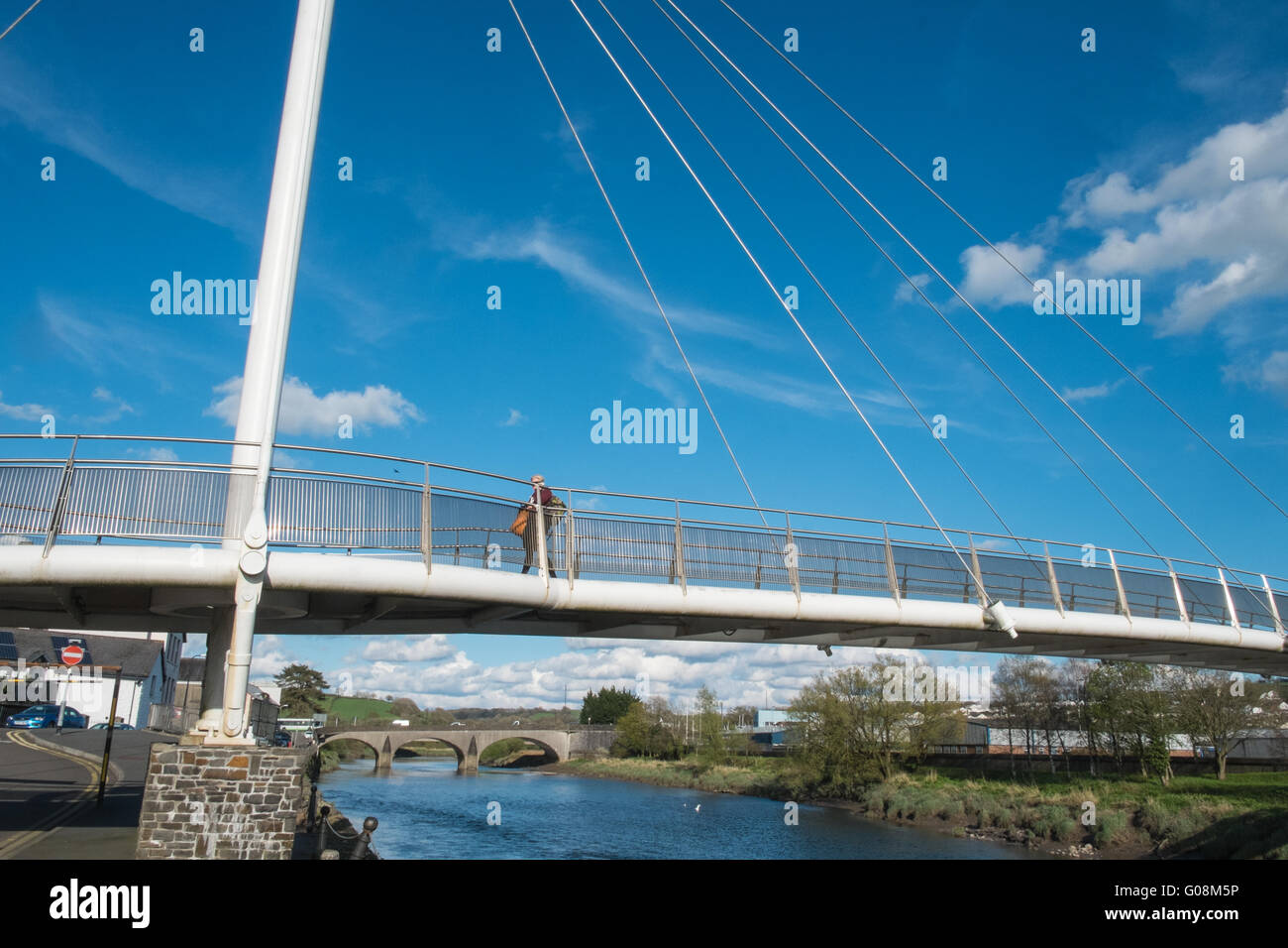 Carmarthen bridge hi-res stock photography and images - Alamy