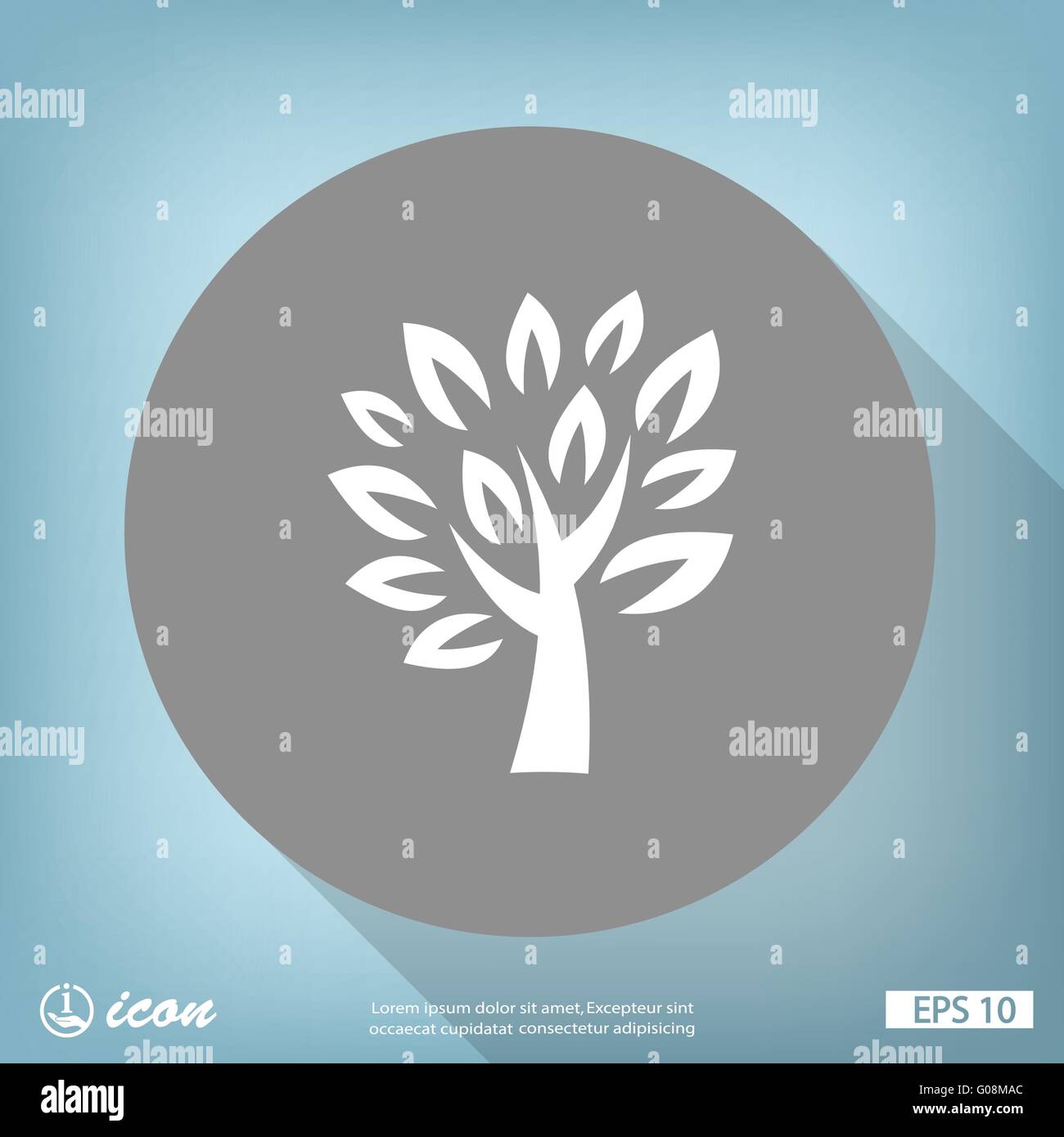 Pictograph of tree Stock Vector Image & Art - Alamy