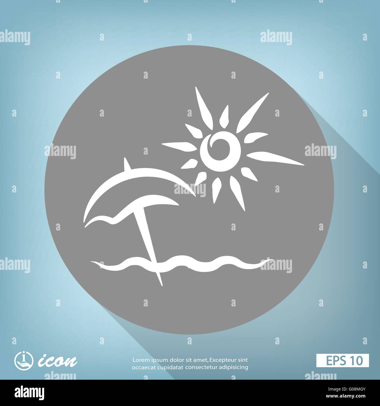 Pictograph of summer vacation Stock Vector Image & Art - Alamy