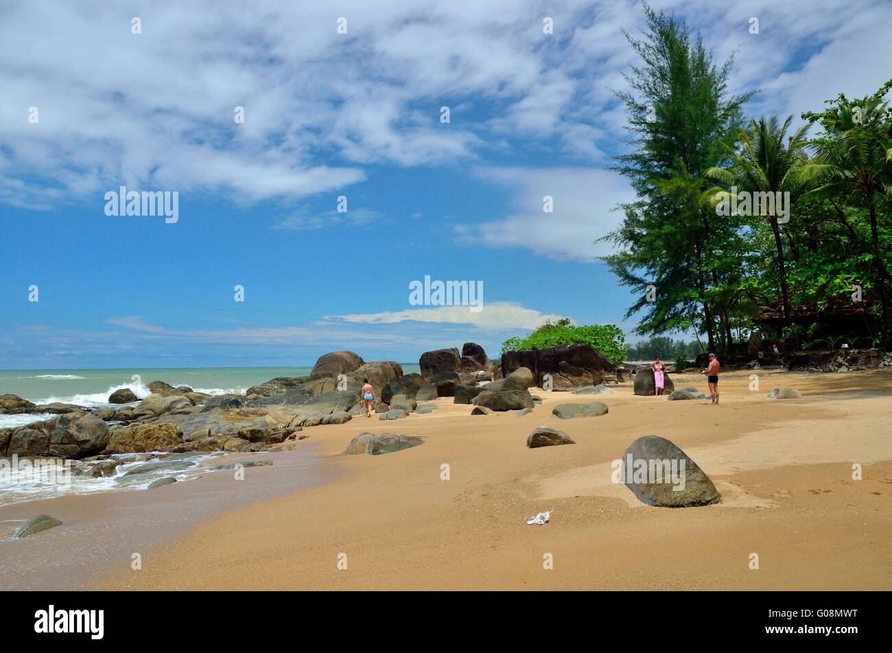rocks at the beach Stock Photo - Alamy