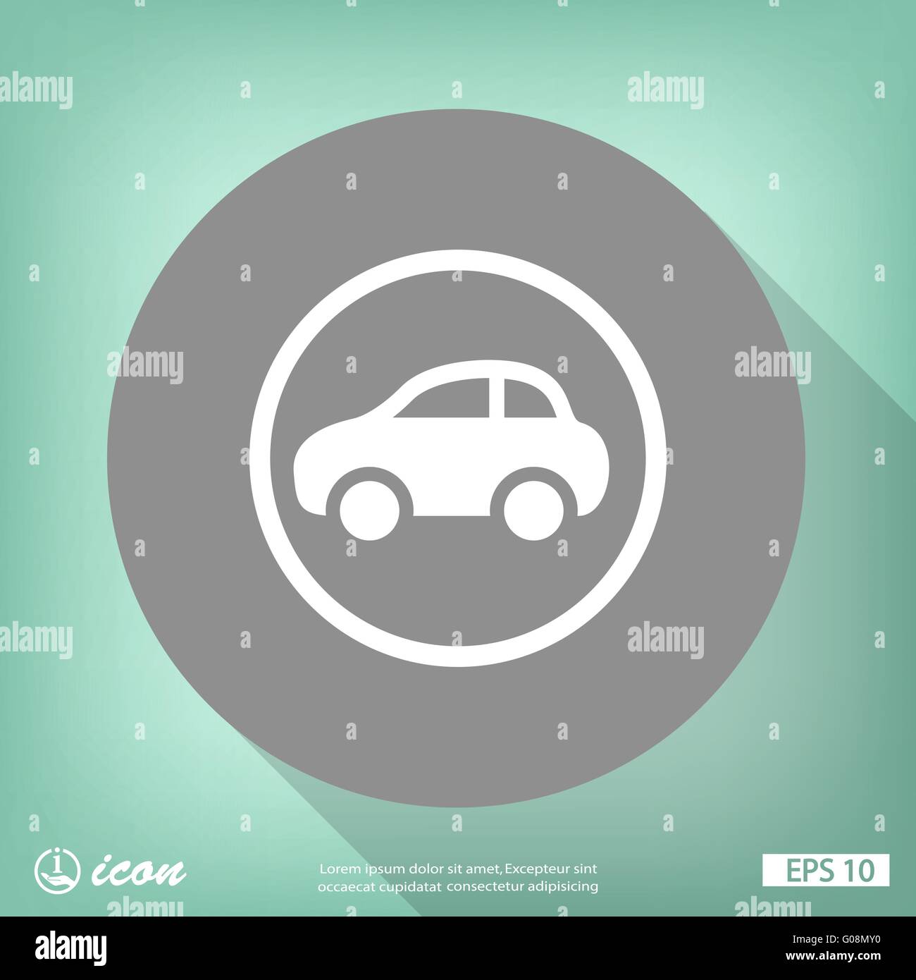 Pictograph of car Stock Vector Image & Art - Alamy