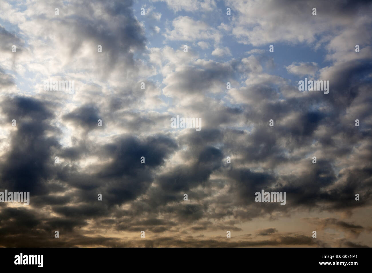 Overcast sky after rain Stock Photo - Alamy