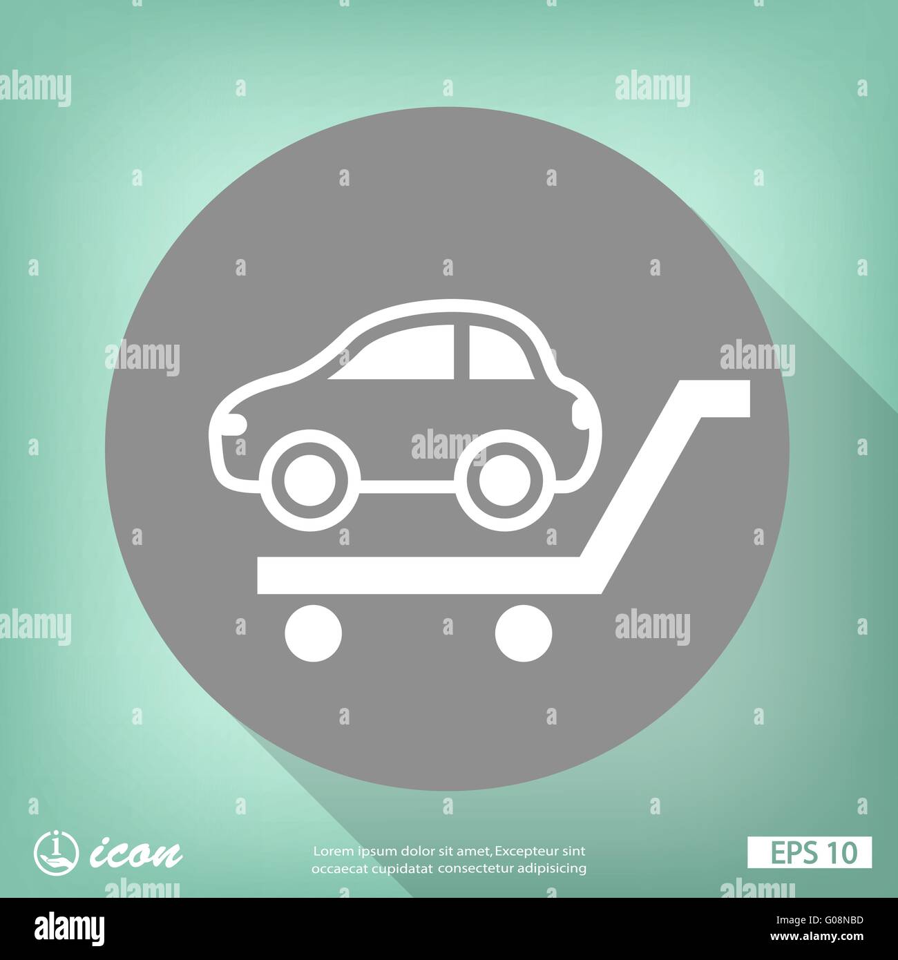 Pictograph of car Stock Vector Image & Art - Alamy