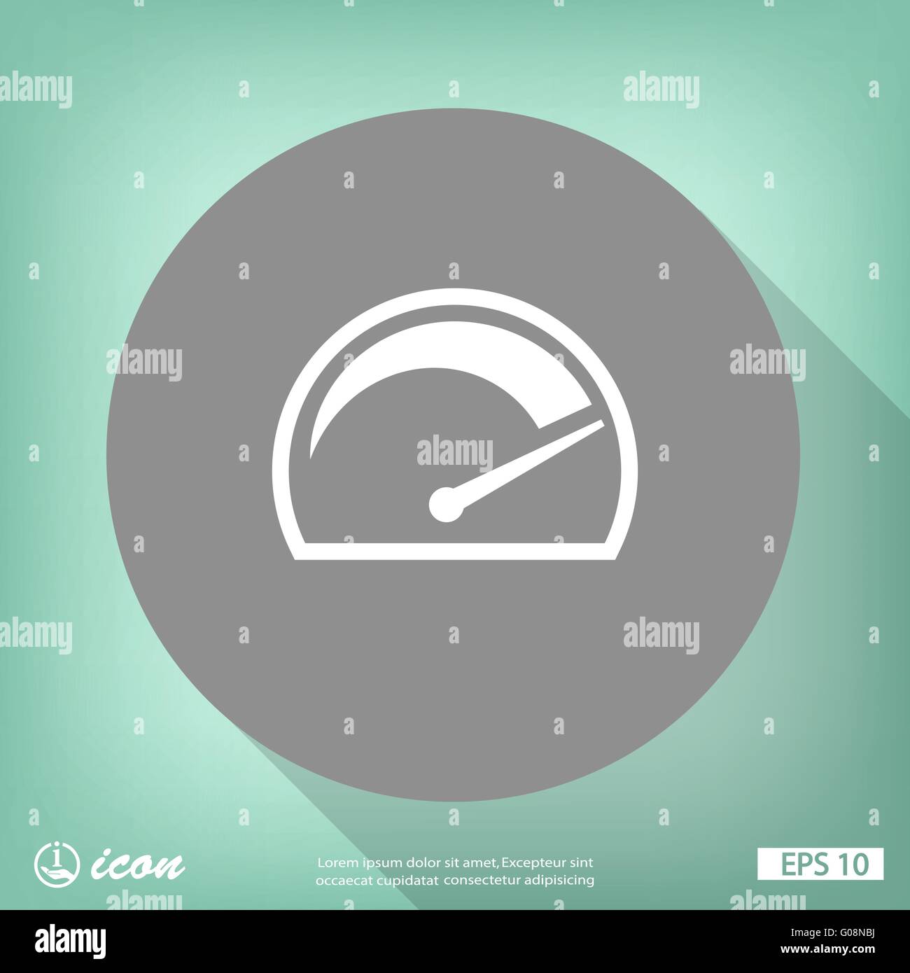 Pictograph of speedometer Stock Vector Image & Art - Alamy