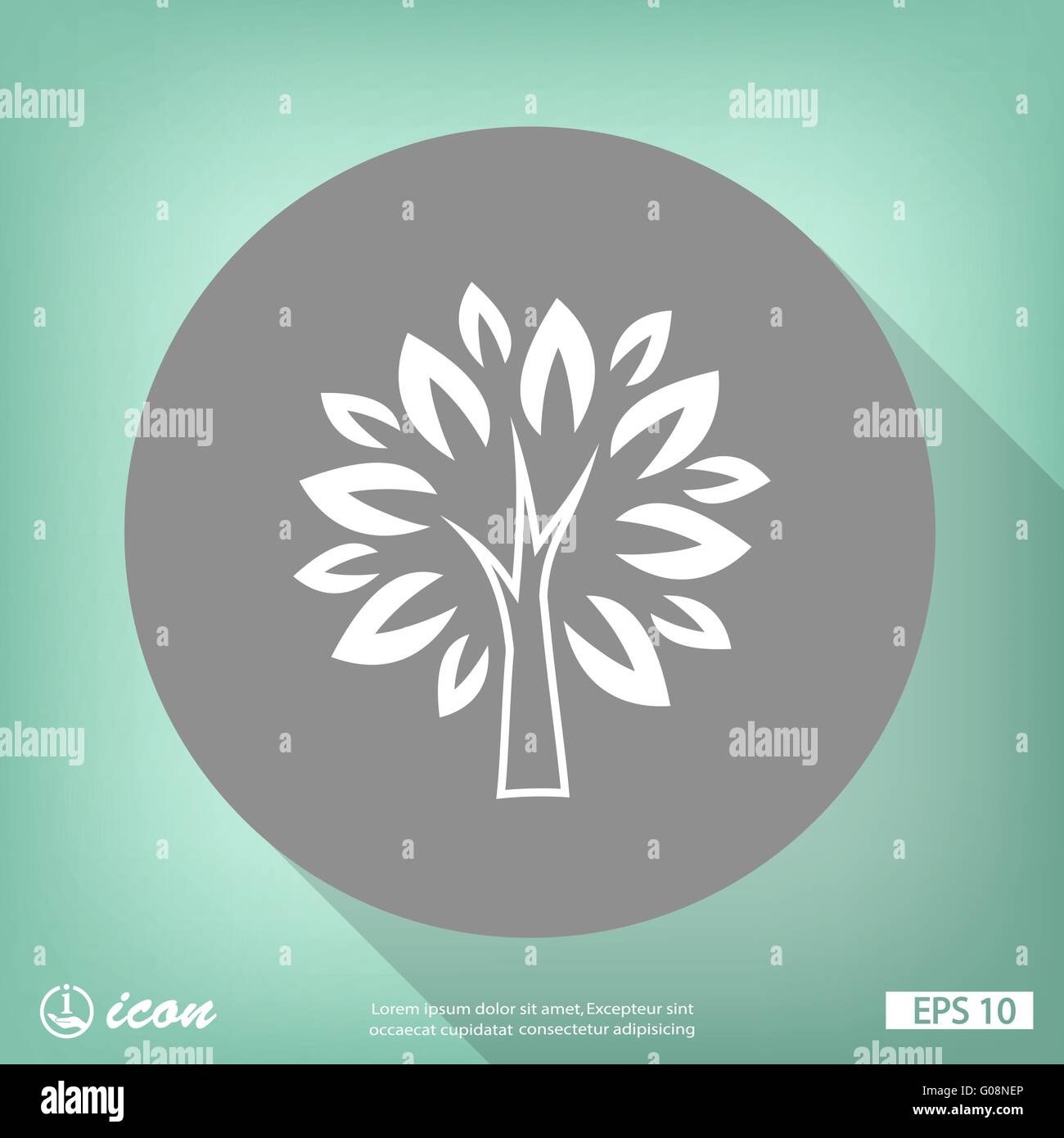 Pictograph of tree Stock Vector Image & Art - Alamy