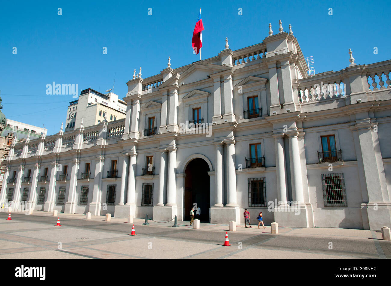 La Moneda Presidential Palace - Santiago - Chile Stock Photo - Alamy