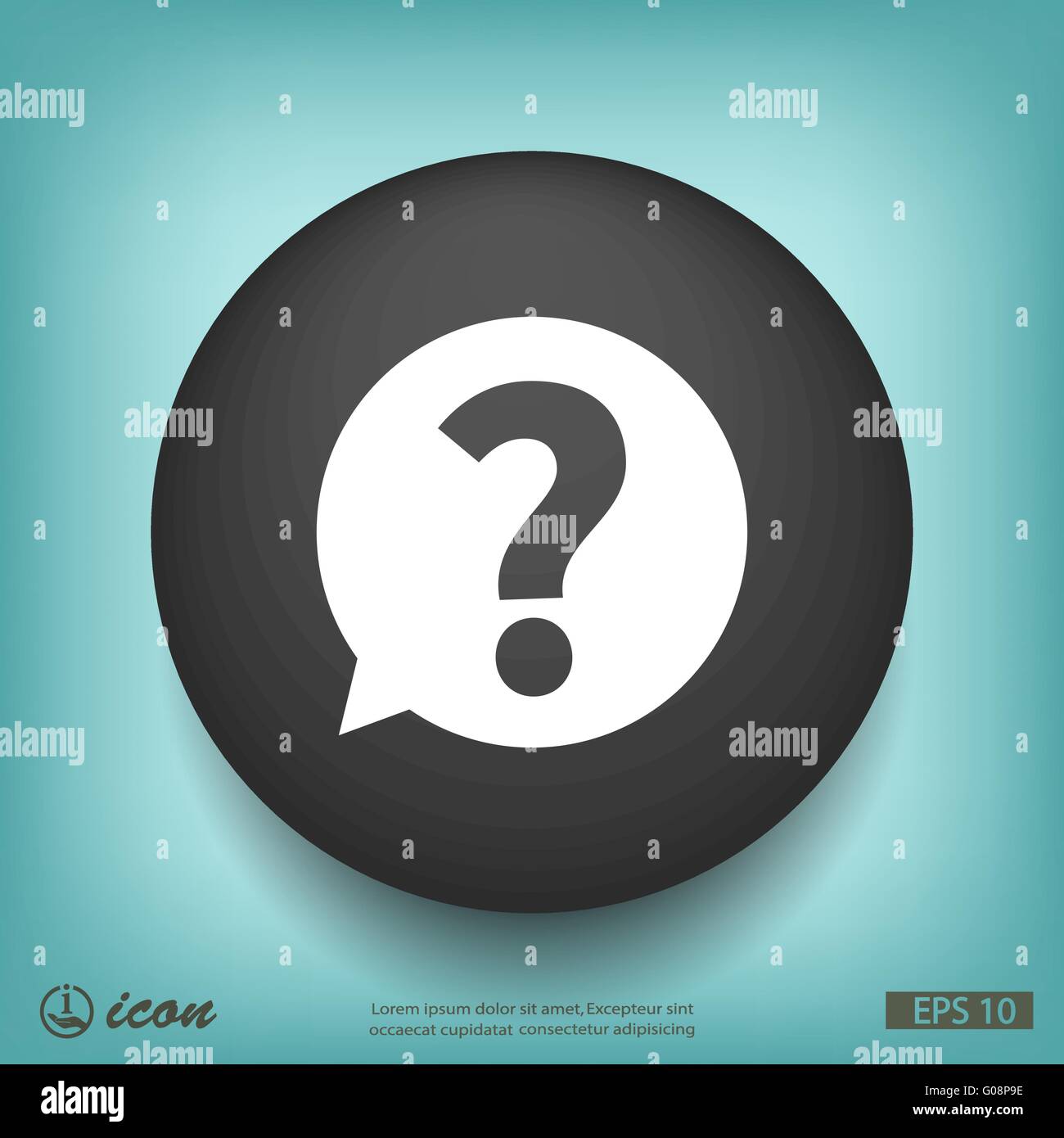 Pictograph of question mark Stock Vector Image & Art - Alamy