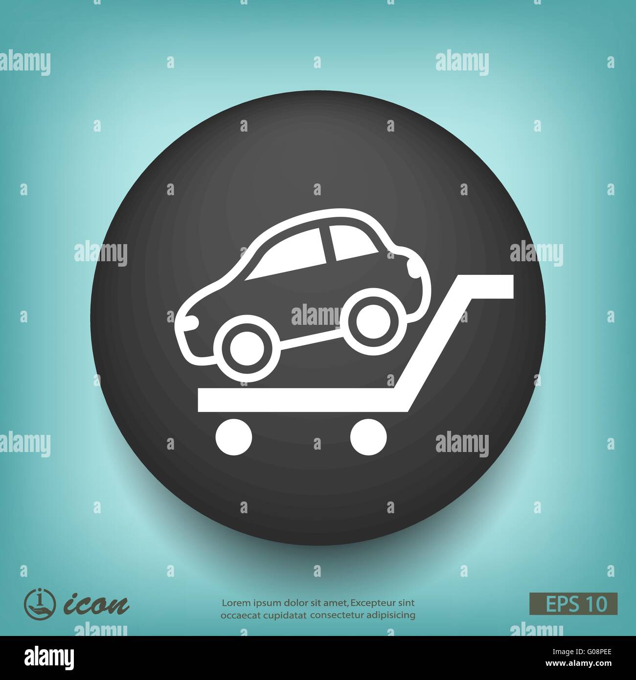 Pictograph of car Stock Vector Image & Art - Alamy
