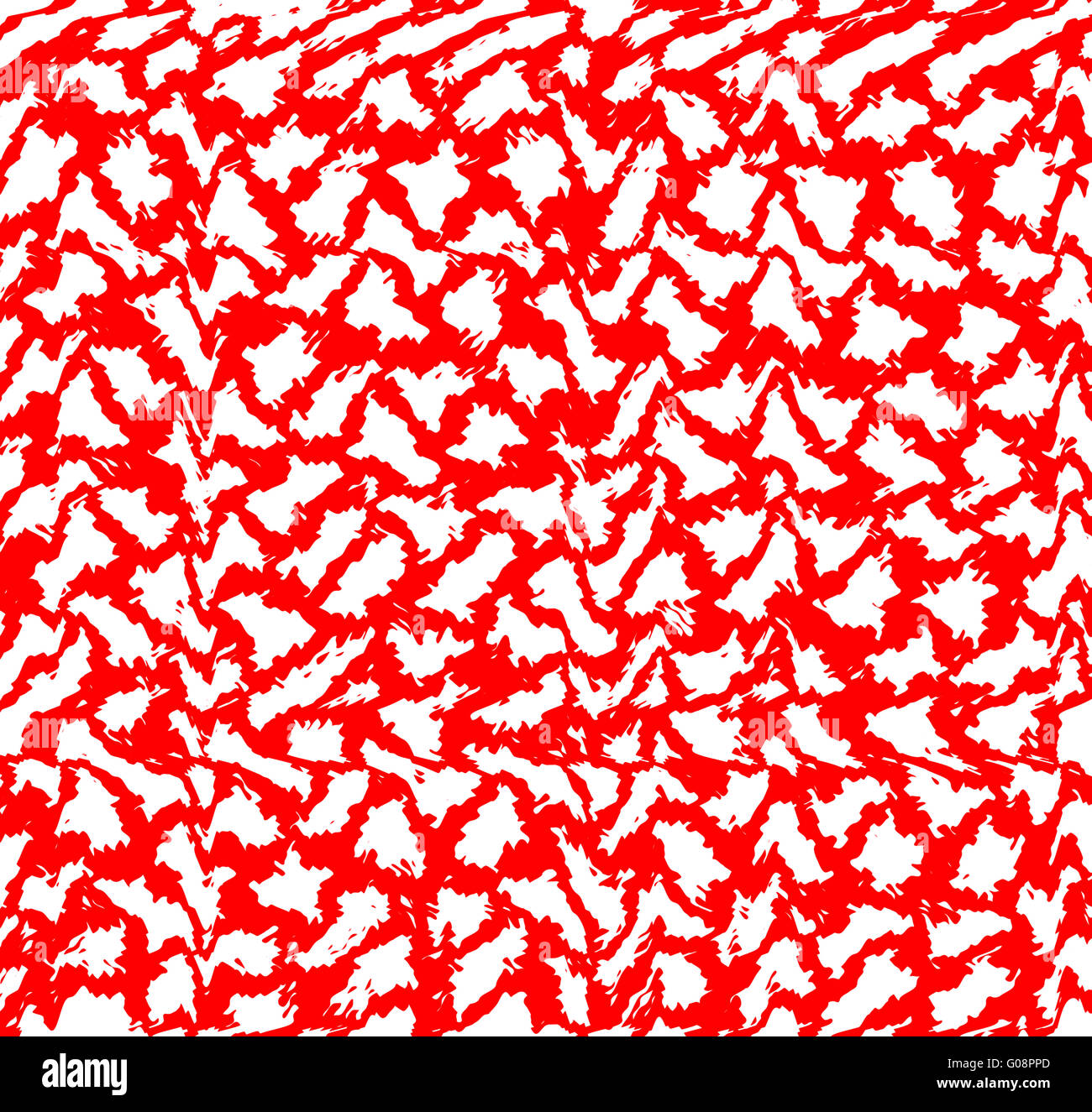 pattern from red abstract textures and white spots Stock Photo - Alamy