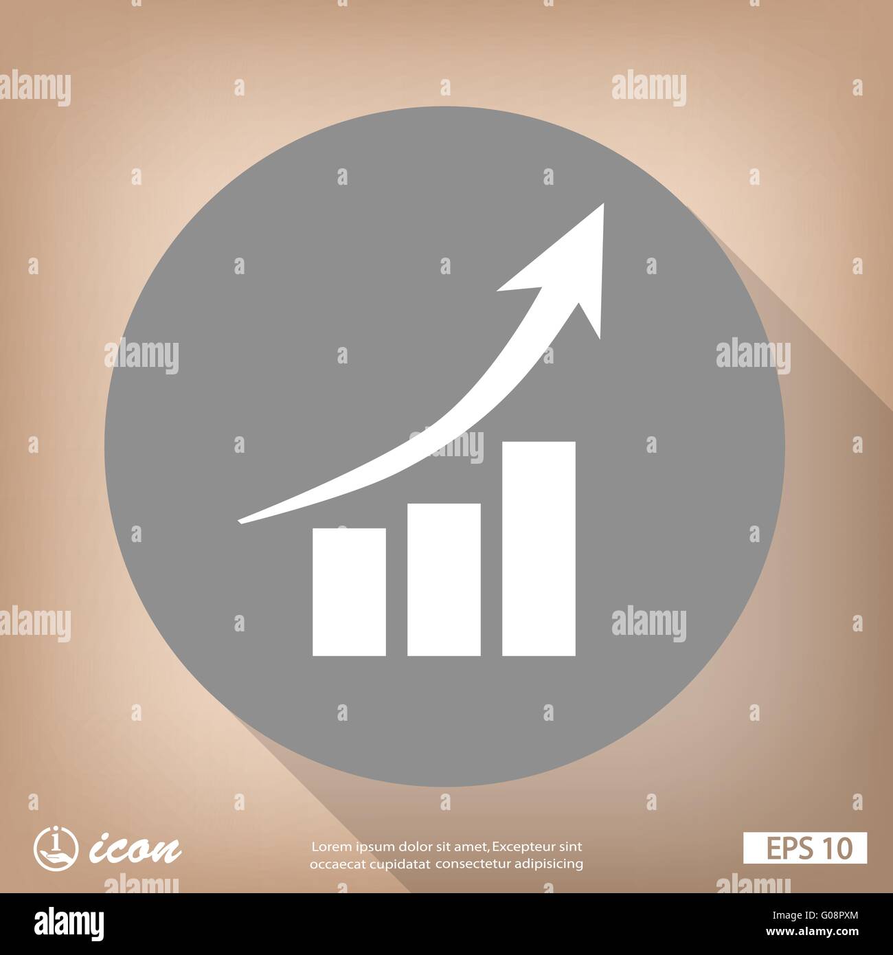 Pictograph of graph Stock Vector Image & Art - Alamy