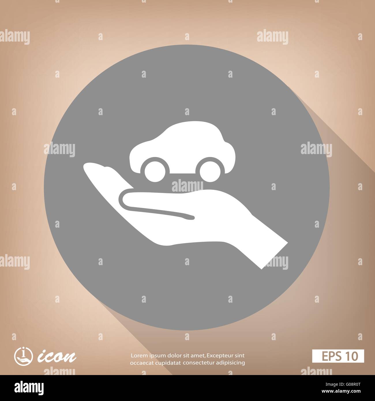 Pictograph of car Stock Vector Image & Art - Alamy