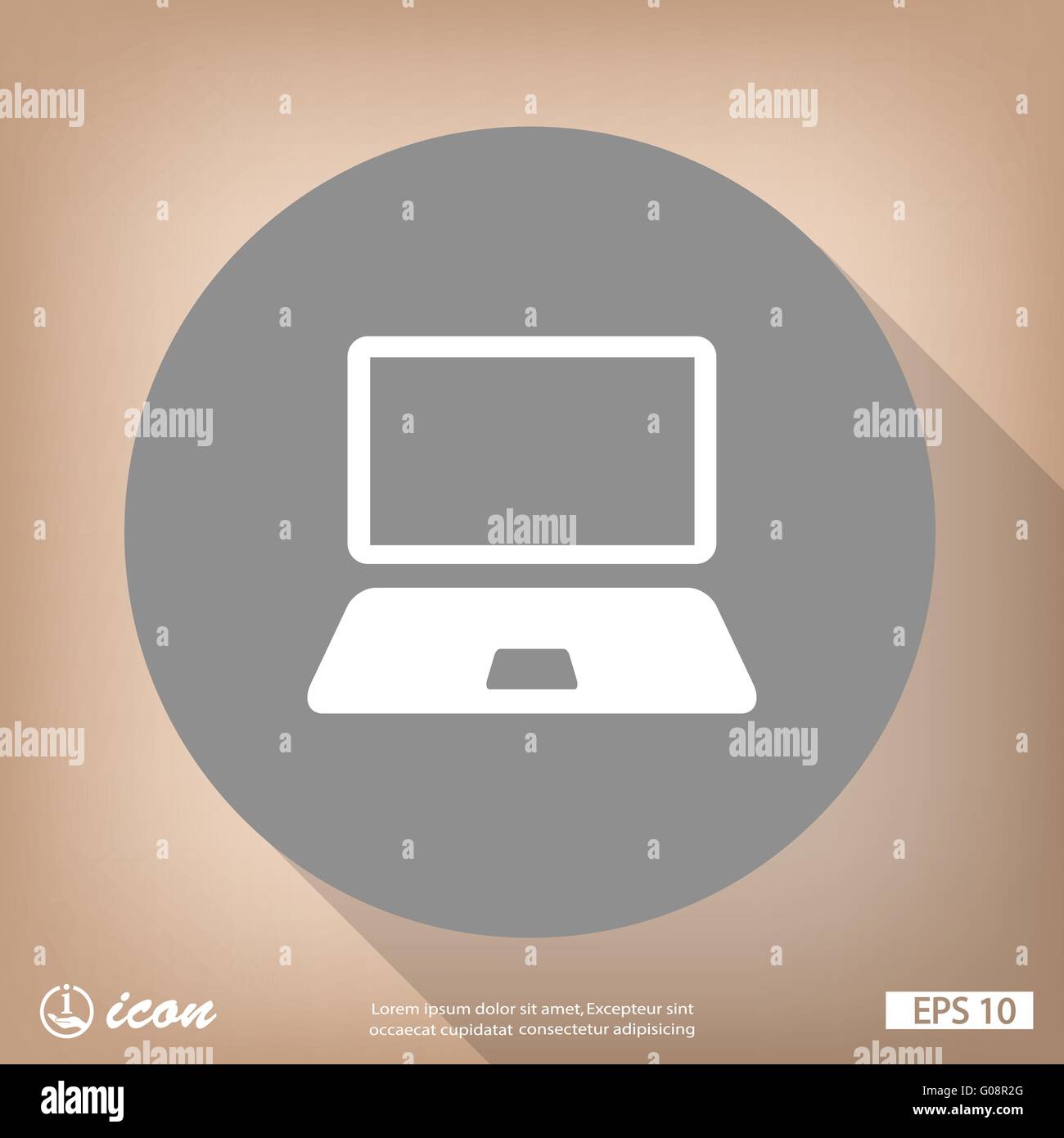 Pictograph of computer Stock Vector Image & Art - Alamy