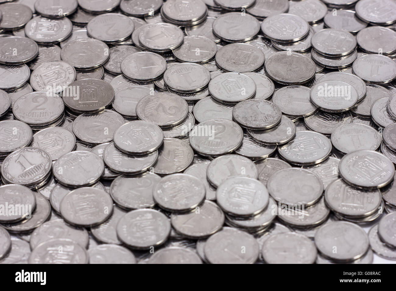 Pile of coins Stock Photo - Alamy