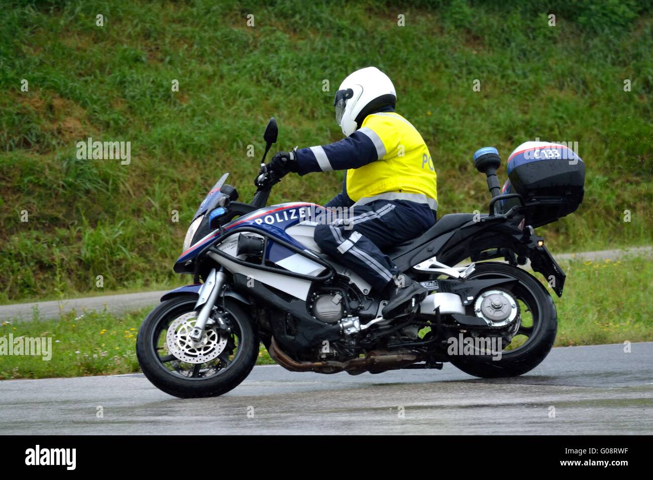 Police bike motorbike motorcycle hi-res stock photography and images ...