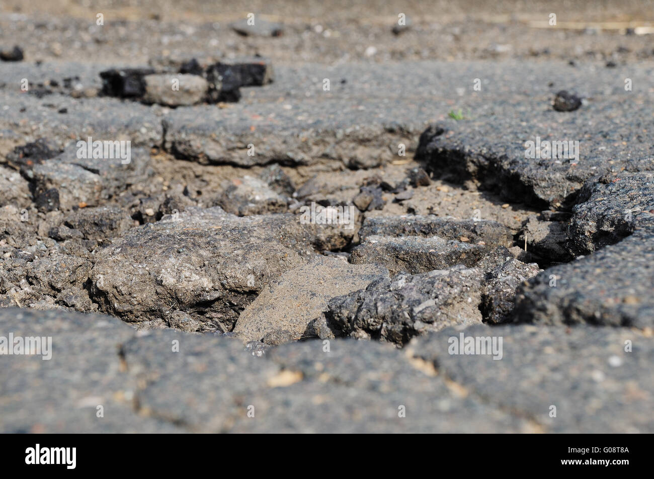 Poor road repair hi-res stock photography and images - Alamy