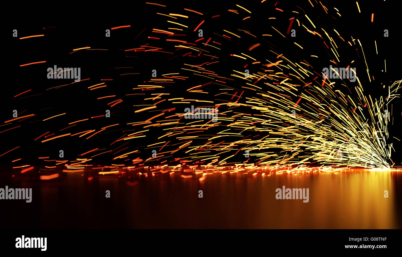 Sparks flow hi-res stock photography and images - Alamy