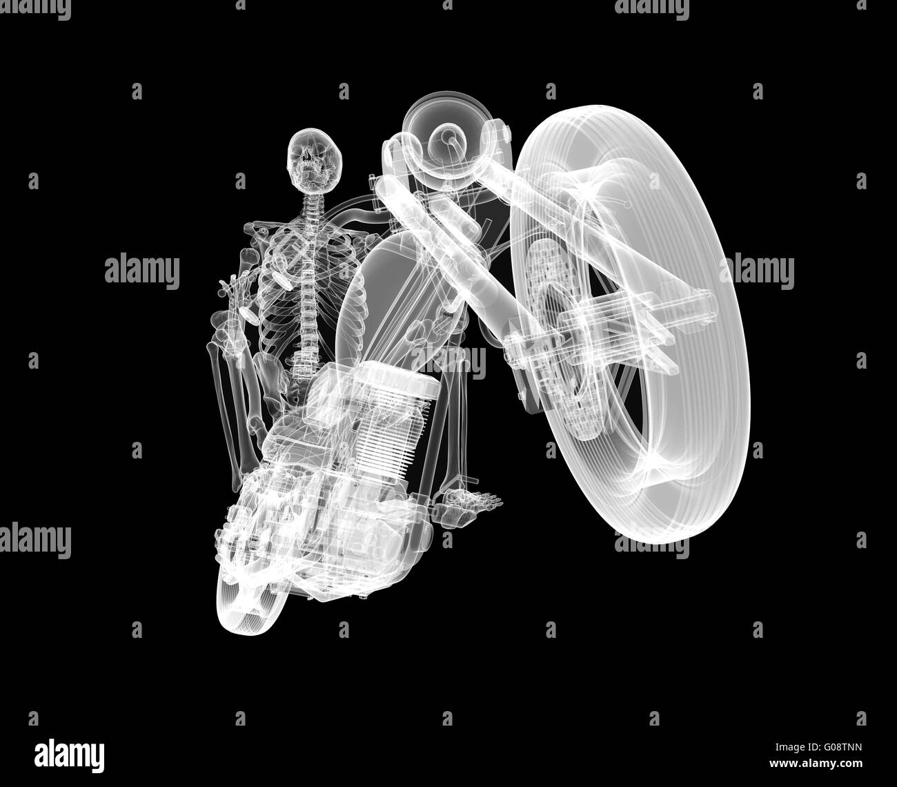 Gothic biker hi-res stock photography and images - Alamy