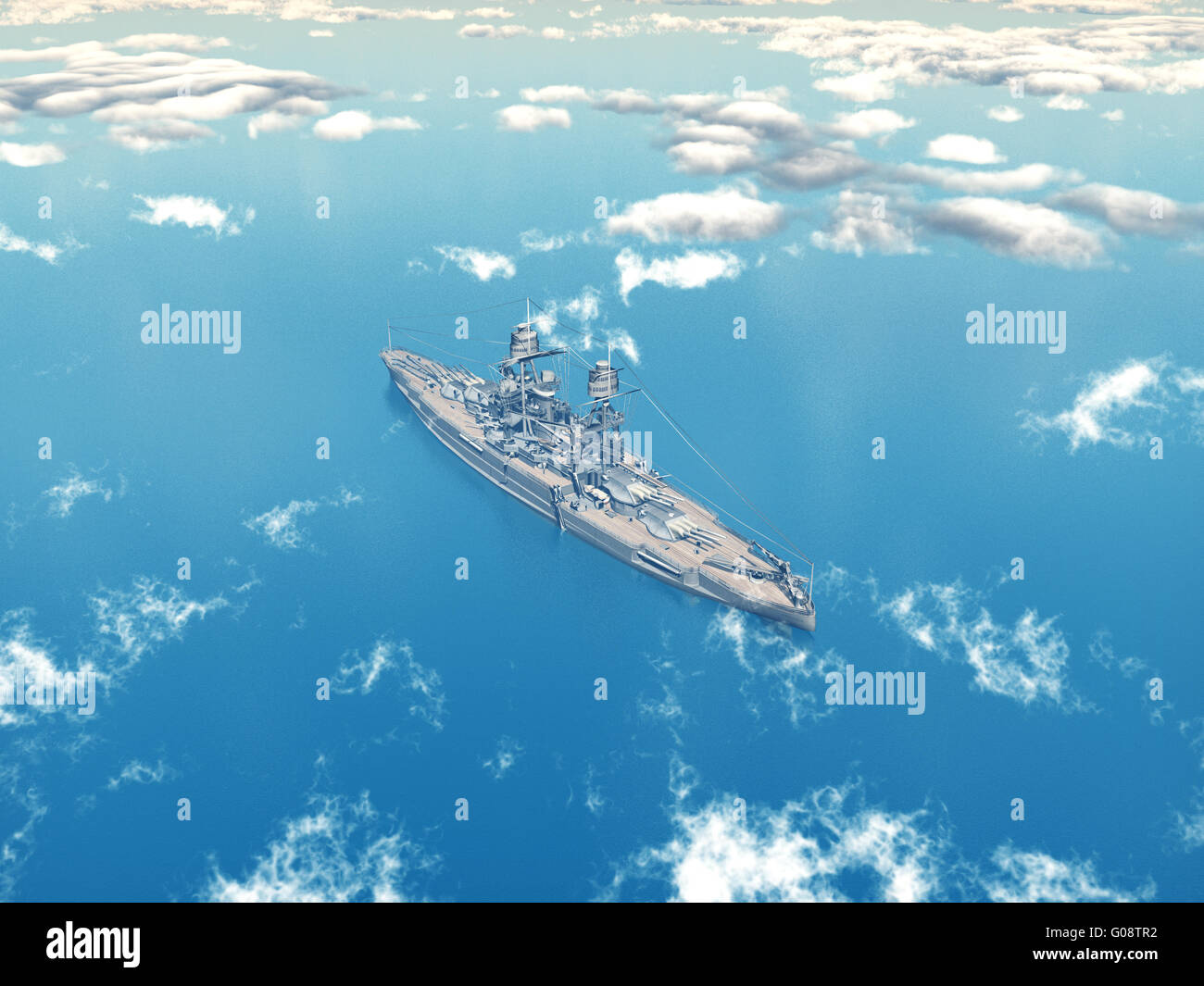 American Battleship USS Arizona Stock Photo - Alamy