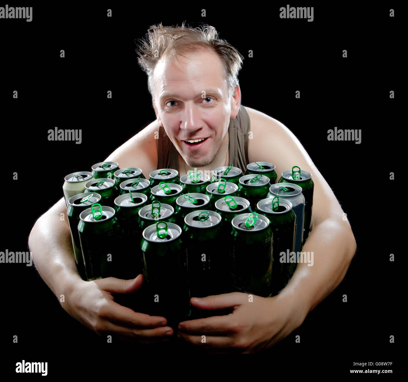 Man Drunk Beer Cans Stock Photos & Man Drunk Beer Cans Stock Images - Alamy