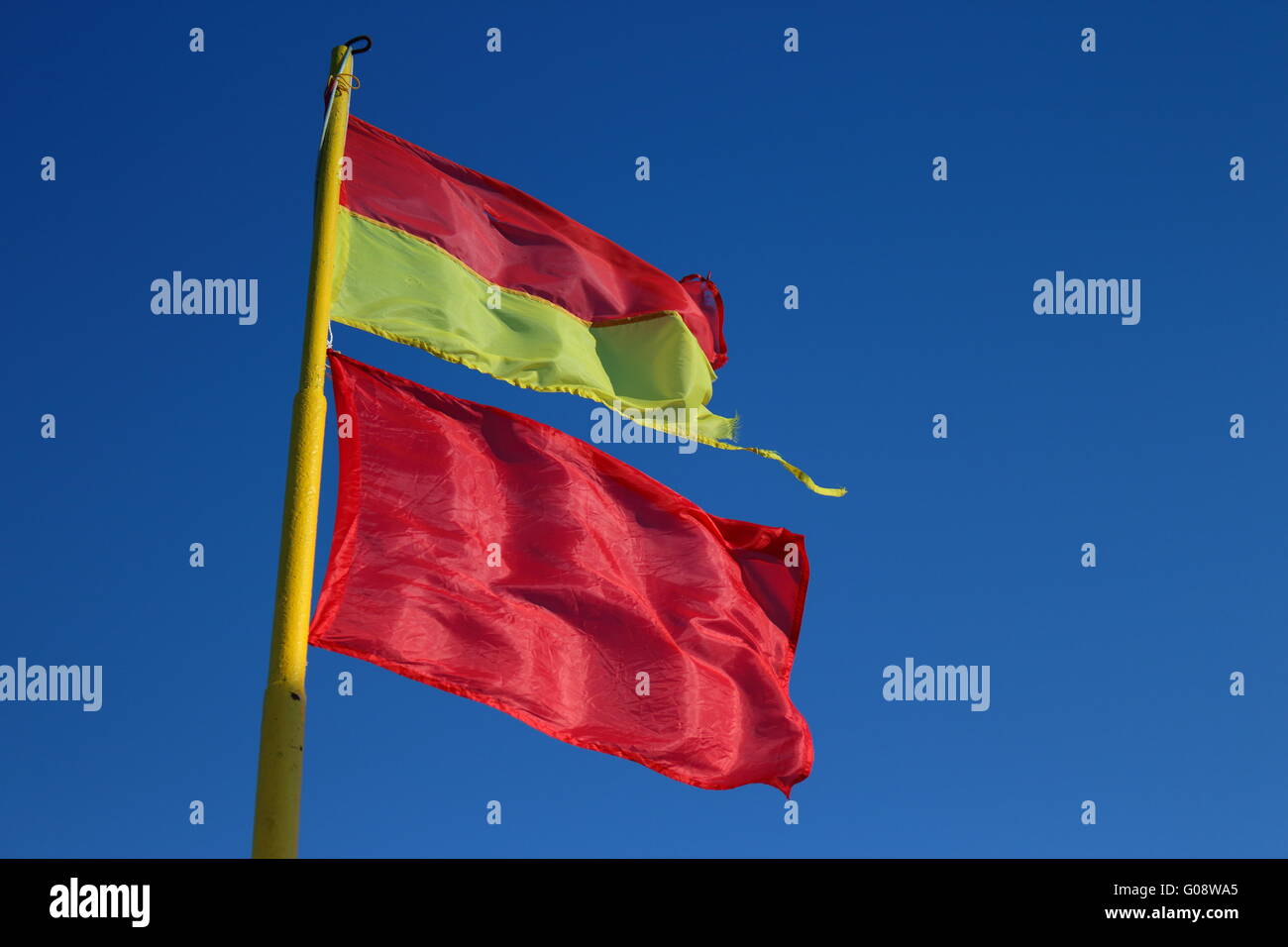 Surfing safety flags hi-res stock photography and images - Alamy