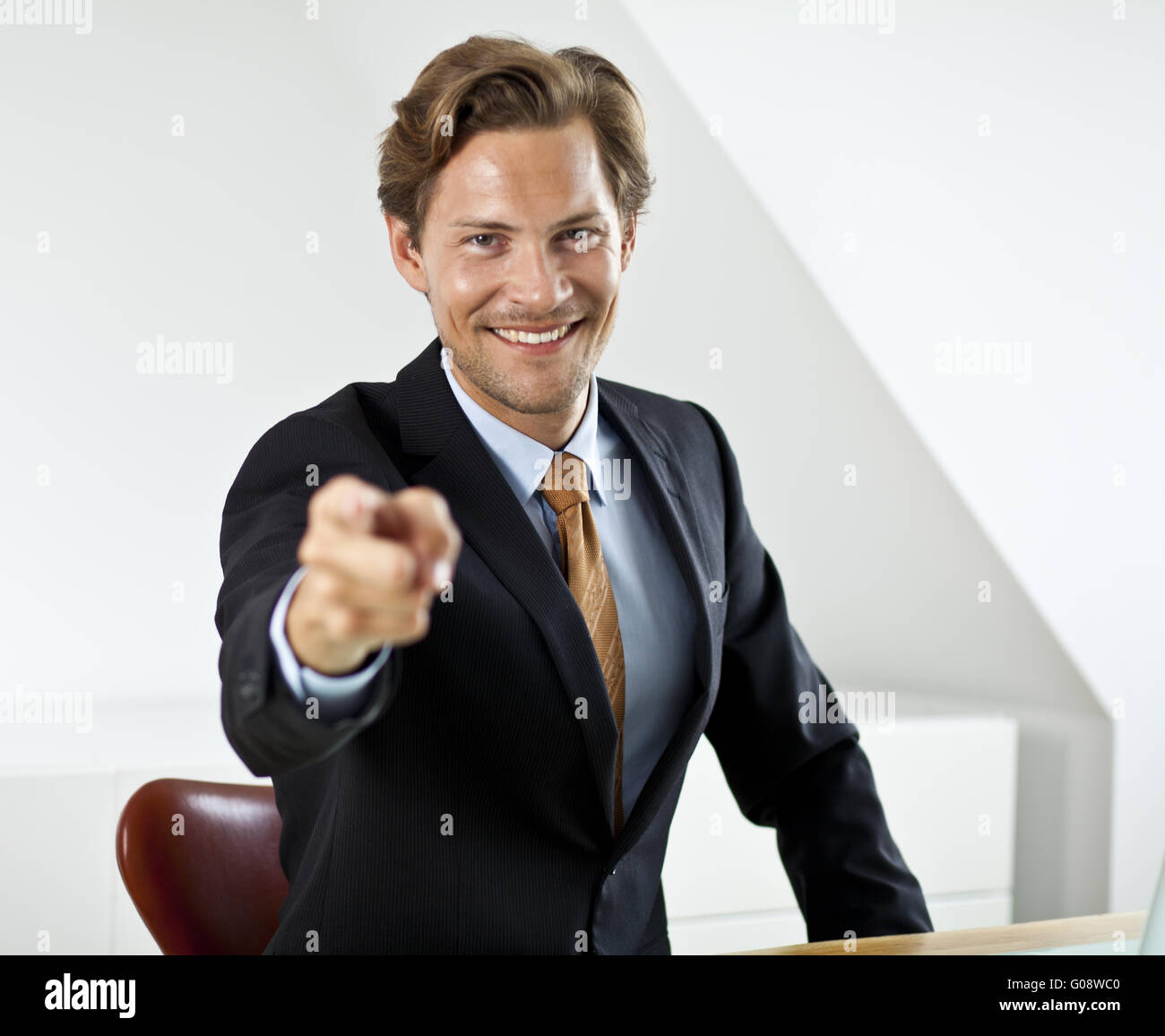 Confident employer looking camera hi-res stock photography and images ...