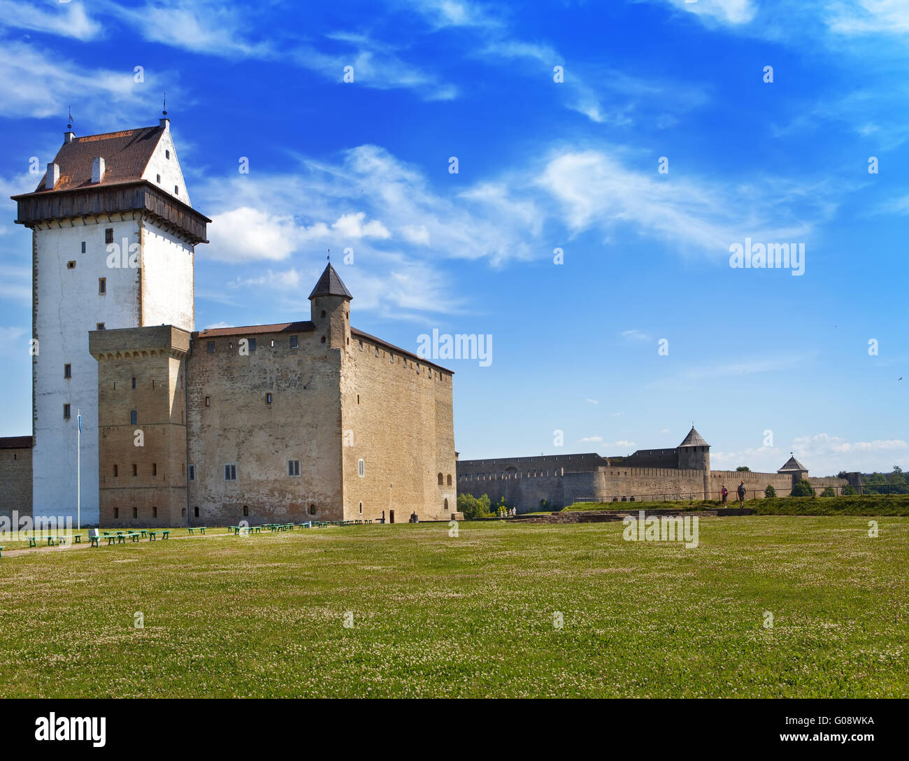 Two medieval fortresses on hi-res stock photography and images - Alamy